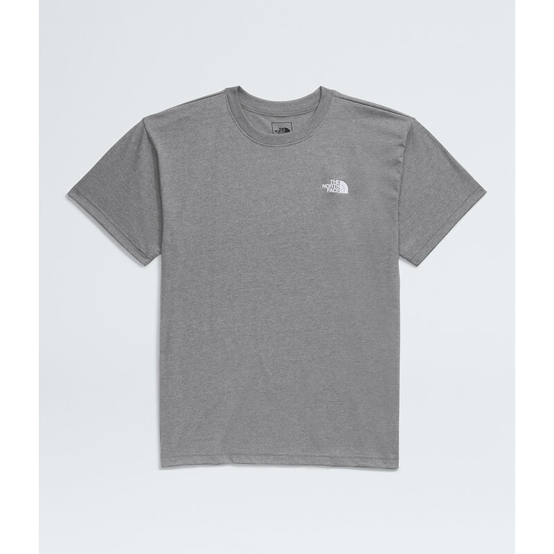Men's Short-Sleeve Evolution Box Fit Tee TNF MEDIUM GREY HEATHER/TNF ...