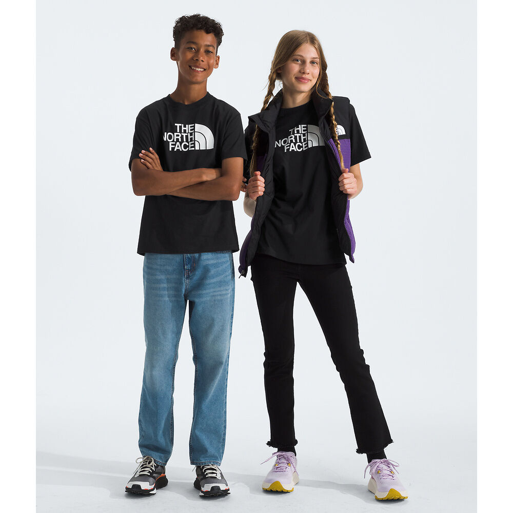 Teen Half Dome Short-Sleeve Graphic Tee TNF BLACK/TNF WHITE | The North ...