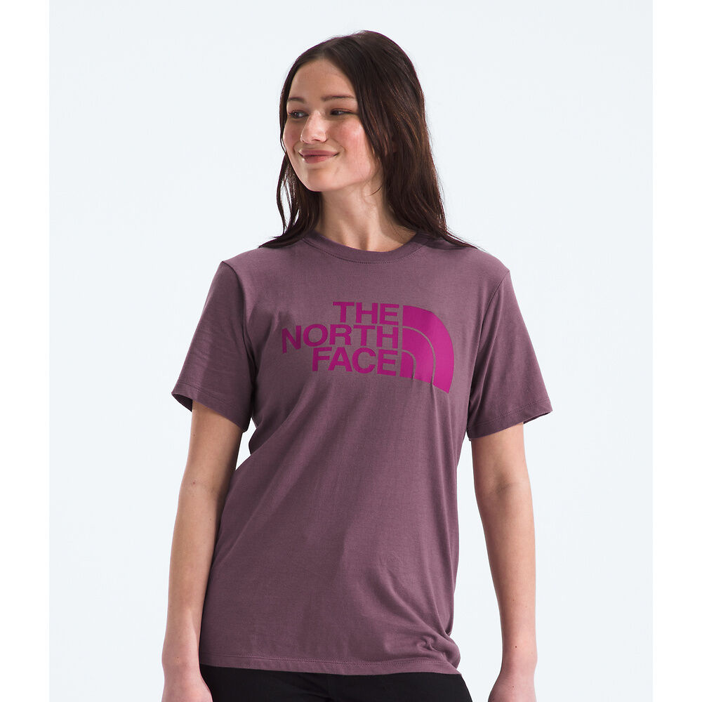 Women's Short-Sleeve Half Dome Tee MIDNIGHT MAUVE-DEEP MULBERRY | The ...