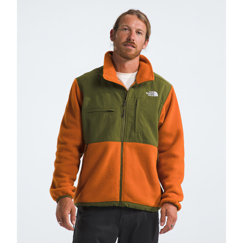 Men's Ripstop Denali Fleece Jacket DESERT RUST-FOREST OLIVE | The North ...